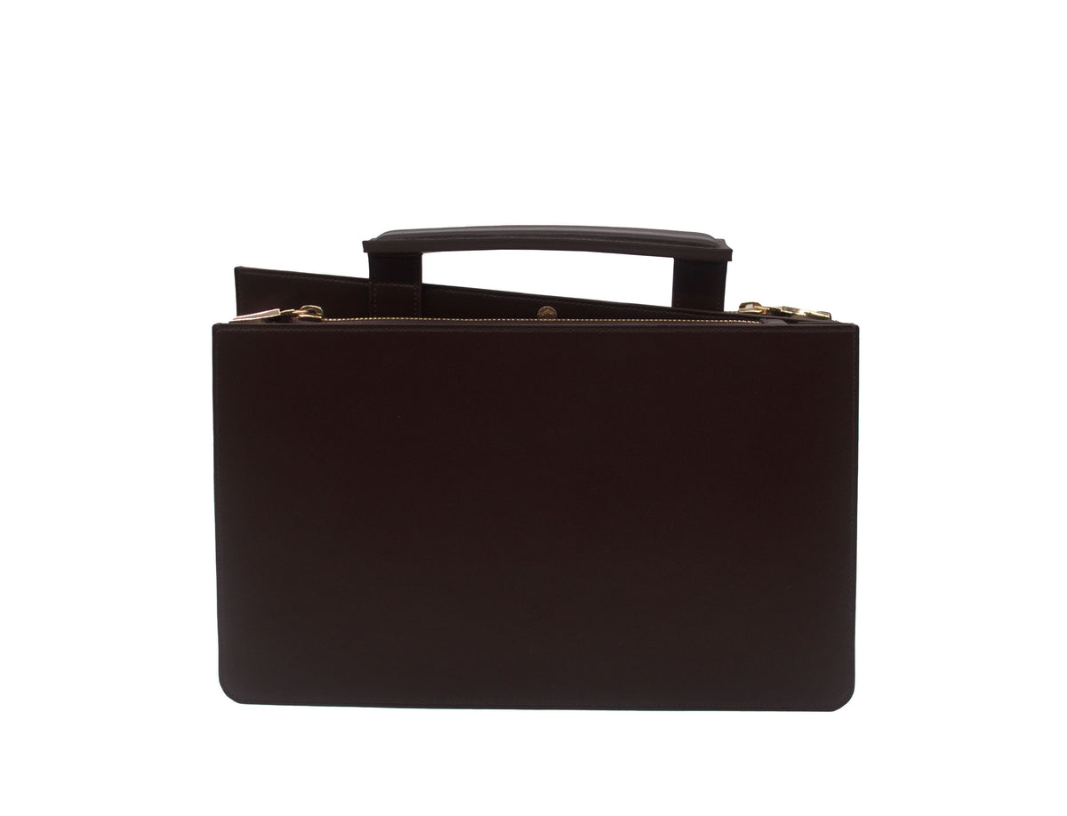 Chestnut Dover Top Handle Bag – Chic Chestnut Handbag – Emily Jones